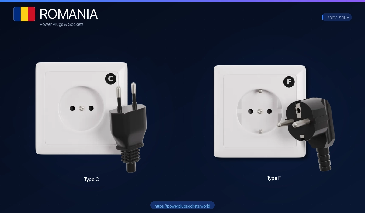 Romania Power Plugs, Electrical Outlets, Wall Sockets & Travel Adapter ...